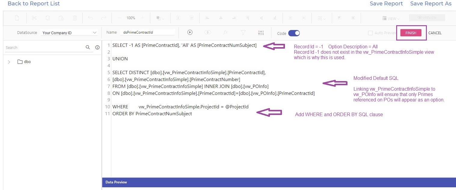 Add Custom Log Report Advanced Topic Report Design Adding Visible 7681