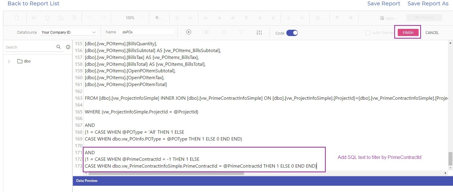 Add Custom Log Report Advanced Topic Report Design Adding Visible 6822
